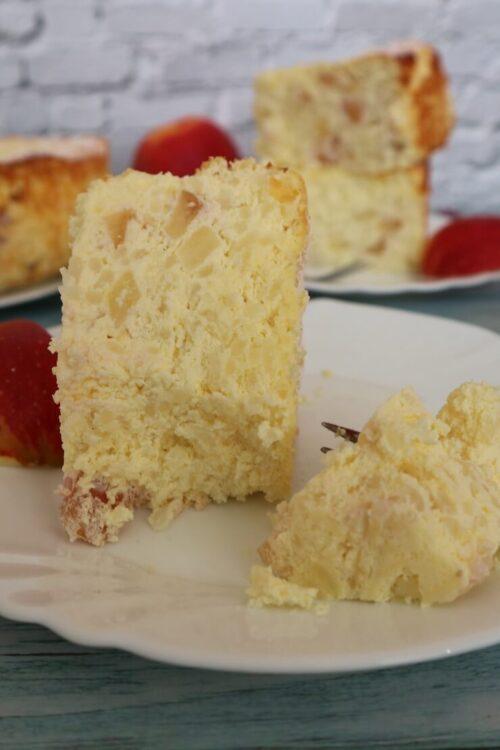 Rice quark casserole with apples – sweet recipe without flour