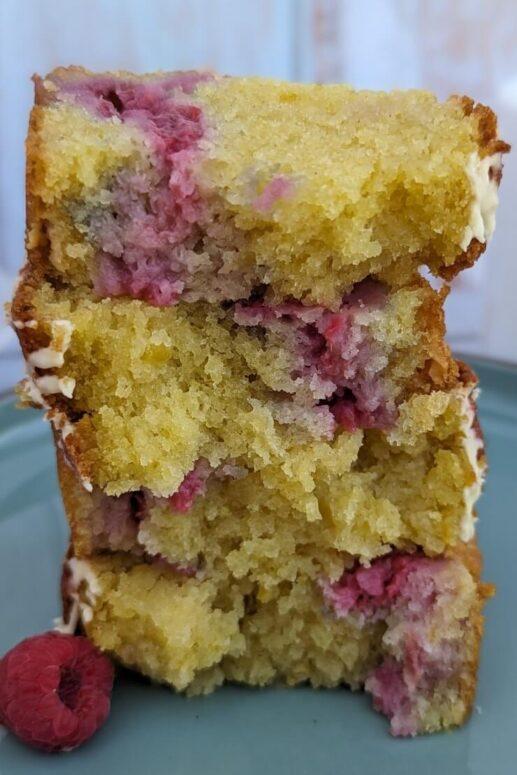 Schneller Himbeerkuchen – mit Kefir-Rührteig und Schokolade