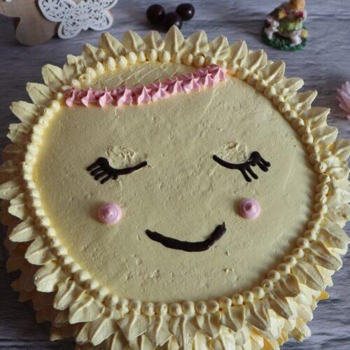 Sun cake recipe – perfect for baby or christening party