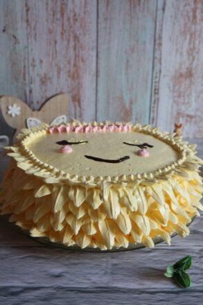 Sun cake recipe – perfect for baby or christening party