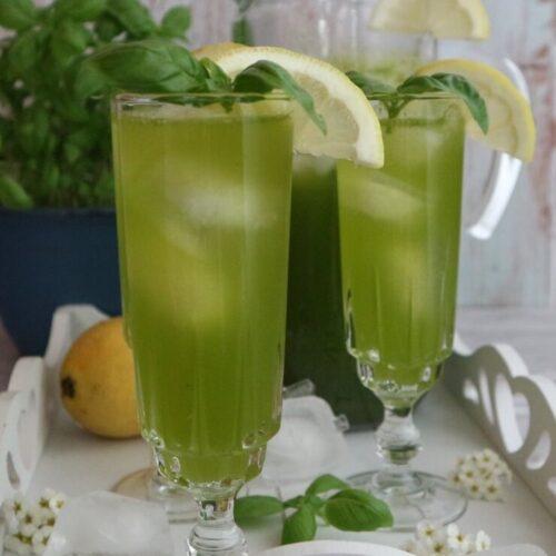 Basil lemonade recipe – sugar free