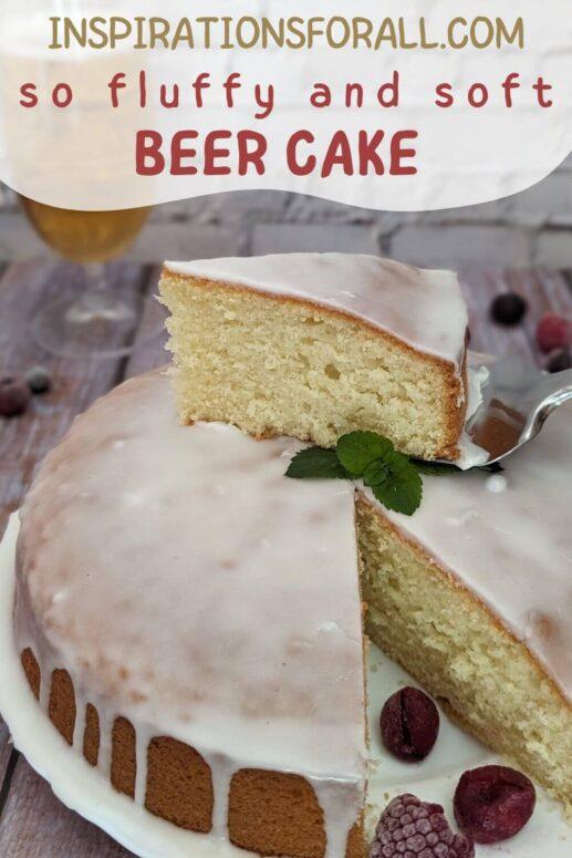 Beer cake recipe – so fluffy and soft