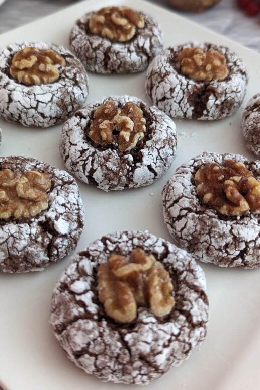 Walnut ghriba – Moroccan nut cookies without flour