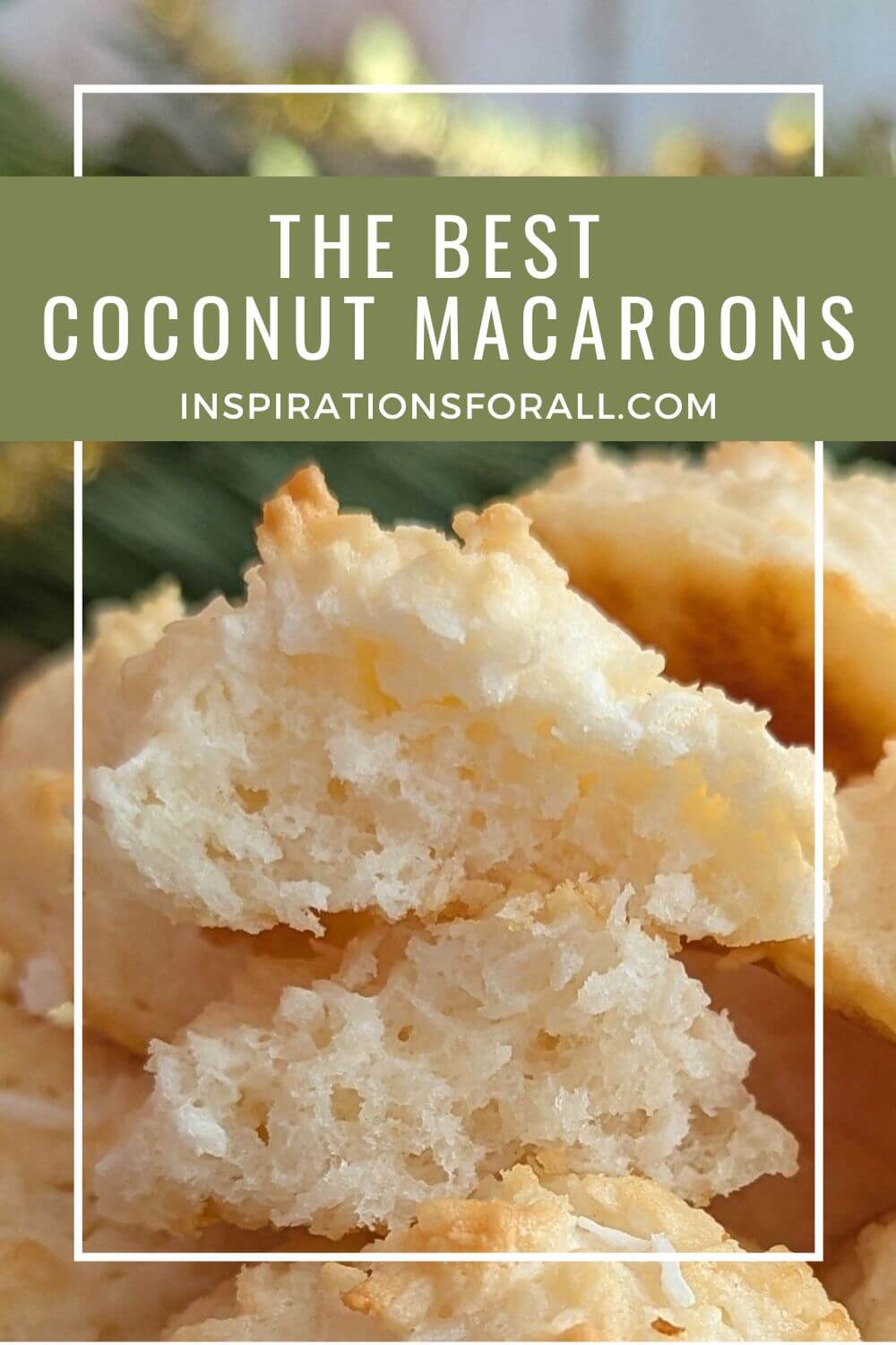 Coconut macaroons recipe – heavenly moist and fluffy