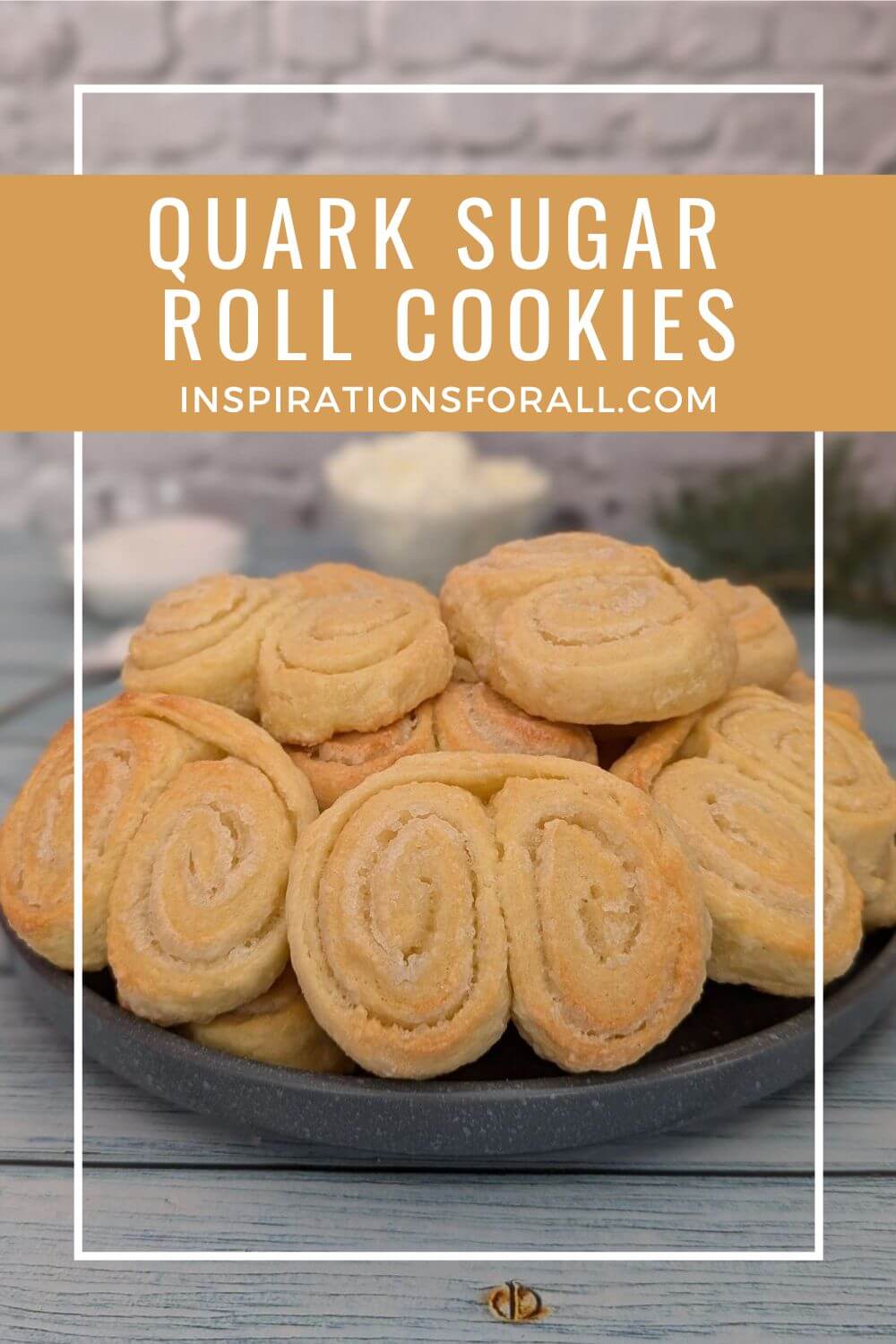 Quark sugar roll cookies – very fluffy