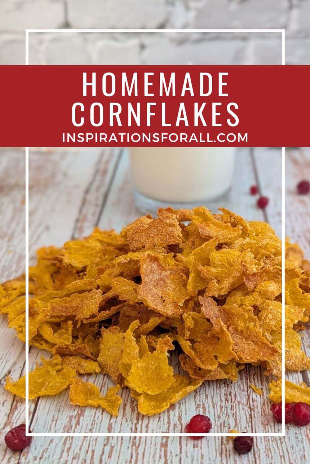 Homemade cornflakes – sugar free healthy breakfast
