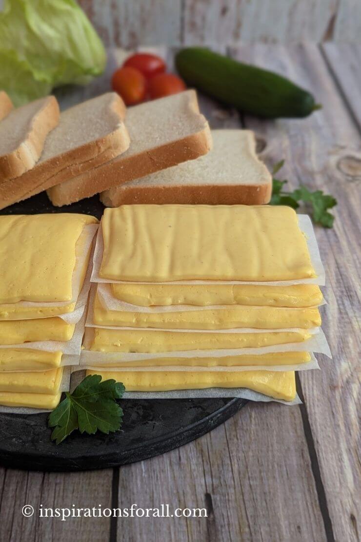 How to make American cheese slices at home